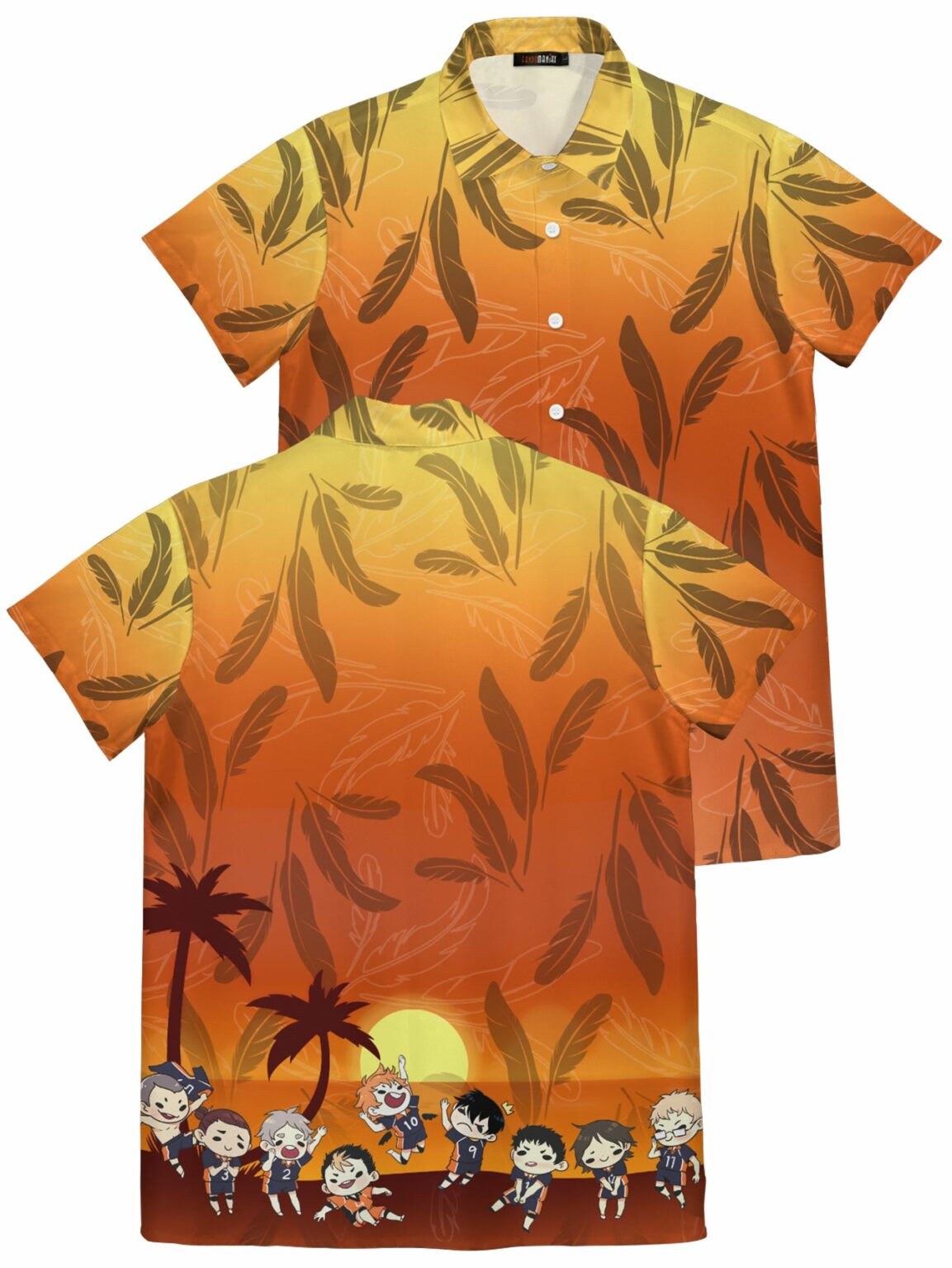 Aloha Karasuno Hawaiian Shirt - Unique Anime Apparel for Fans