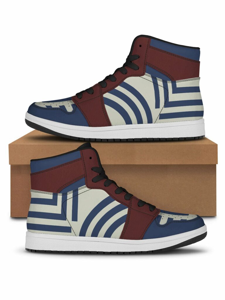 Demon Akaza JD Sneaker - Unique Anime Apparel for Fans