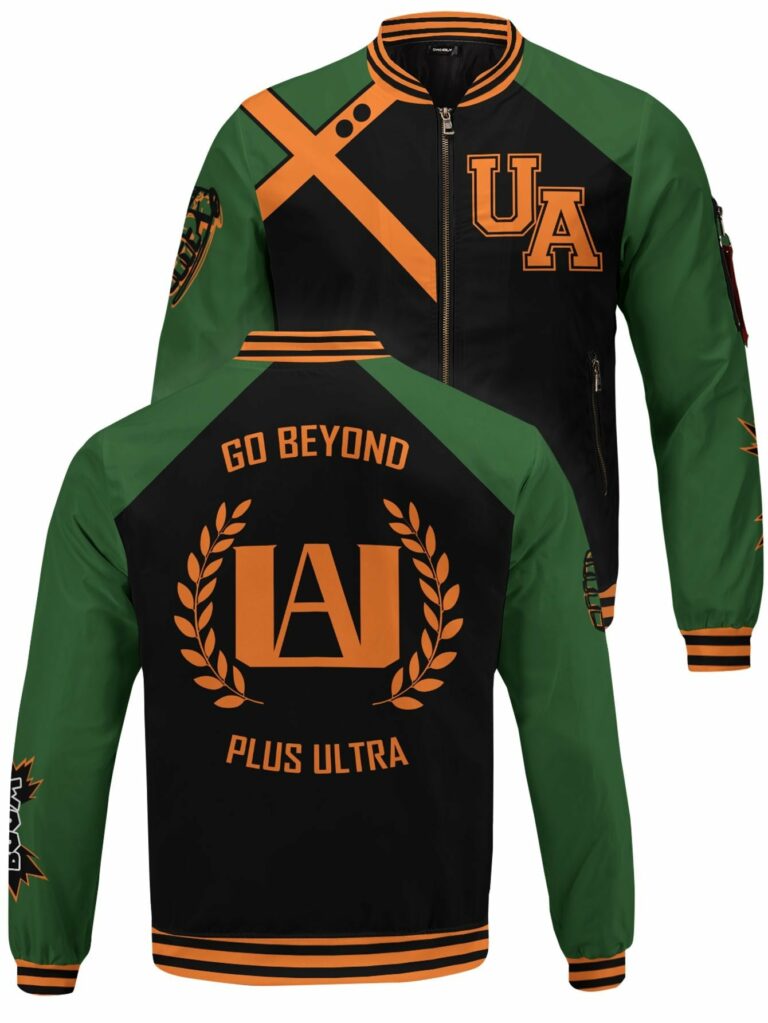 Katsuki Explosion Bomber Jacket - Unique Anime Apparel for Fans