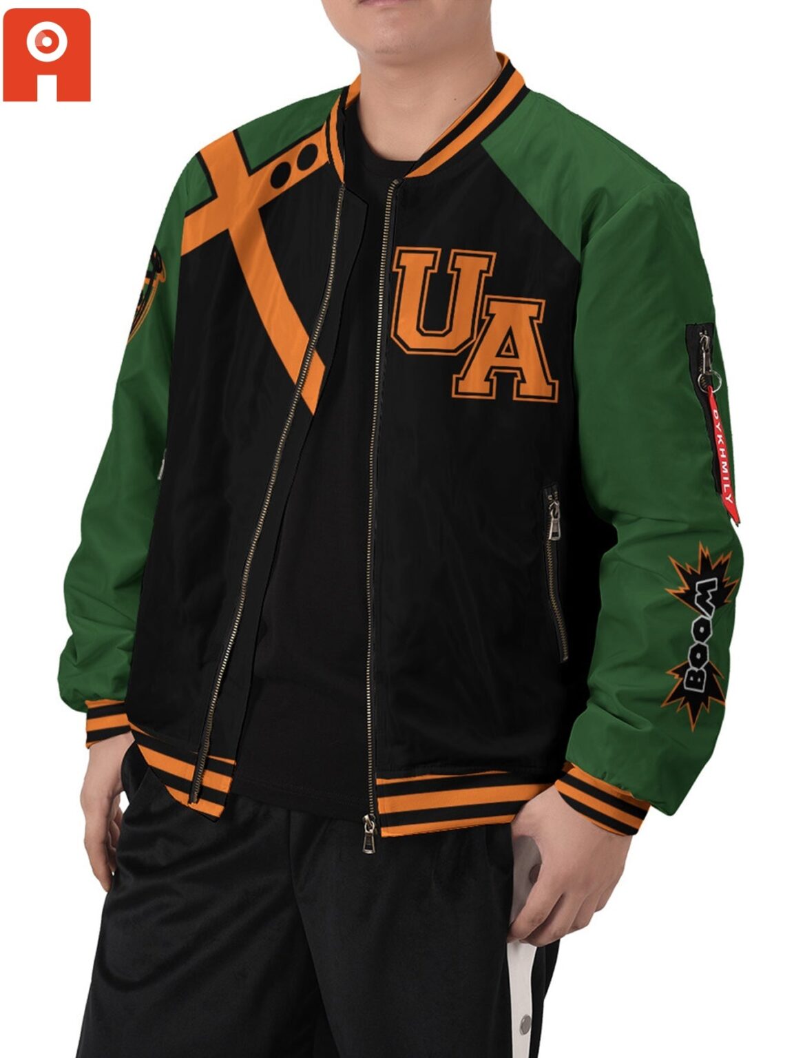 Katsuki Explosion Bomber Jacket - Unique Anime Apparel for Fans