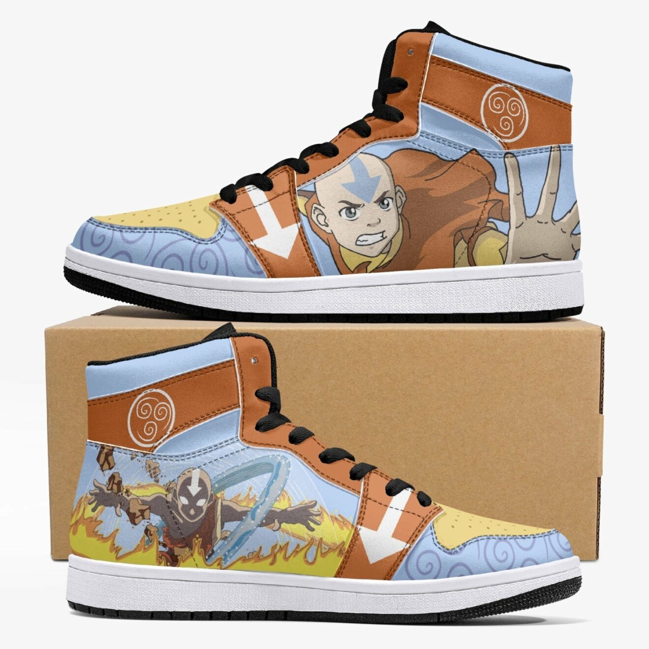 Aang Avatar J-Force Shoes - Unique Anime Apparel for Fans