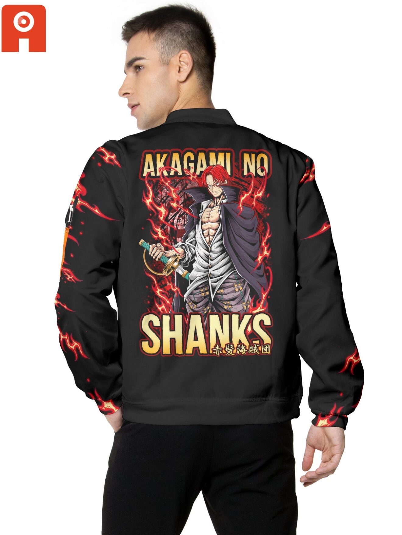 Akagami No Shanks Bomber Jacket - Unique Anime Apparel for Fans