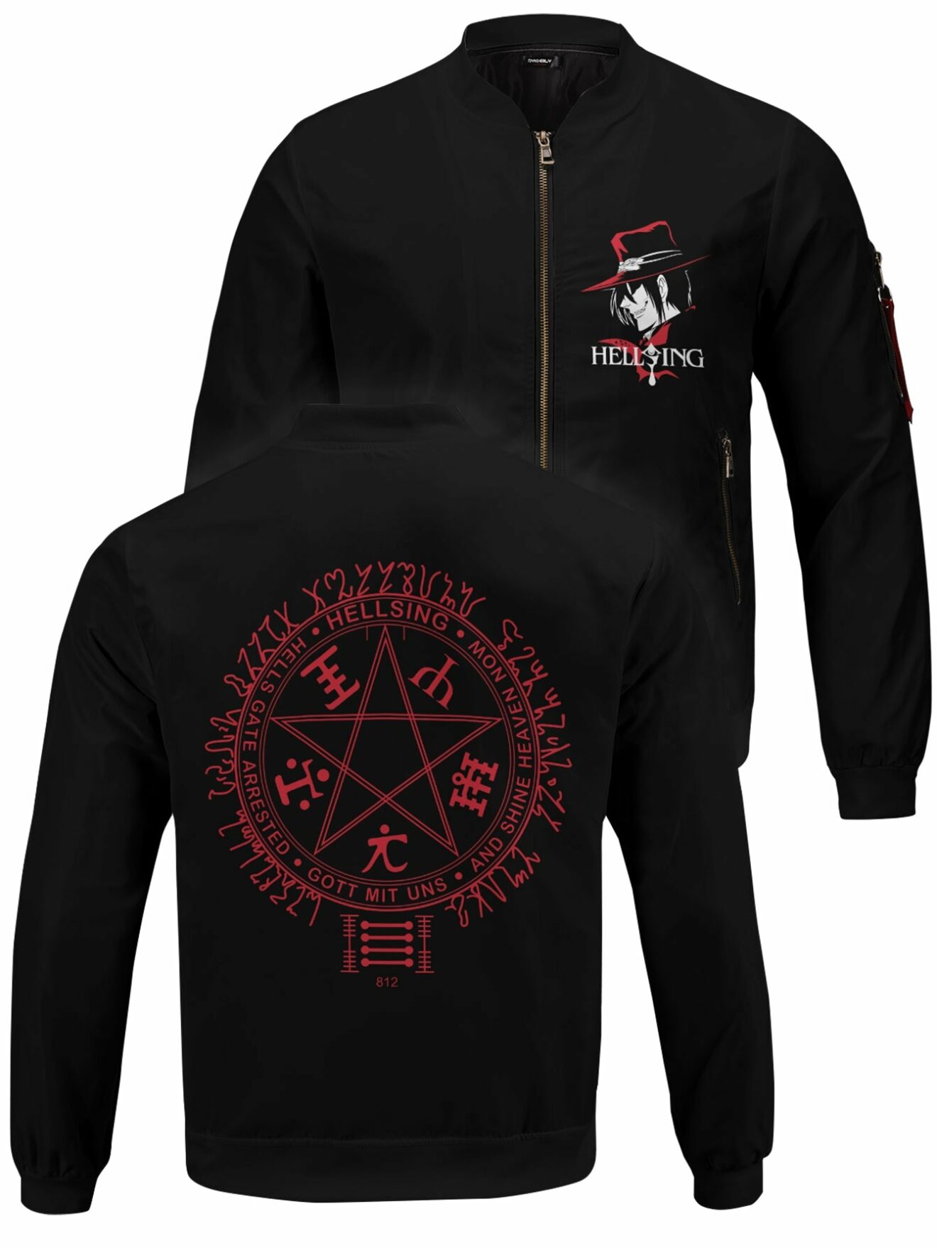 Alucard Hellsing Bomber Jacket - Unique Anime Apparel for Fans