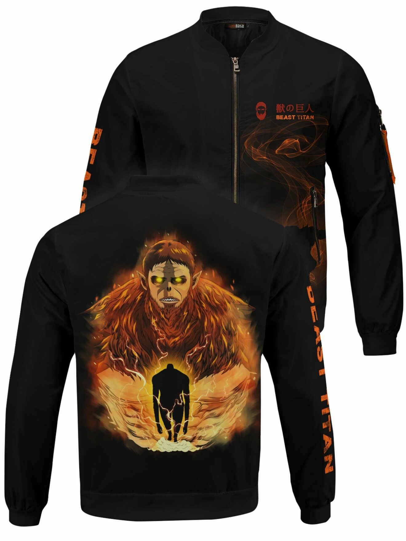 Beast Titan Spirit Bomber Jacket - Unique Anime Apparel for Fans
