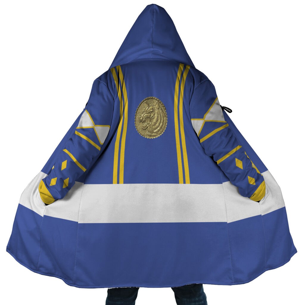 Blue Ranger Ninjetti Mighty Morphin Power Rangers Dream Cloak Coat ...
