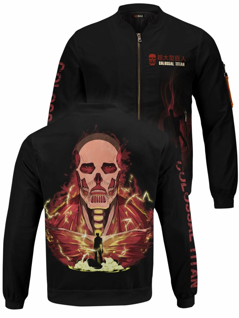 Colossal Titan Spirit Bomber Jacket - Unique Anime Apparel for Fans