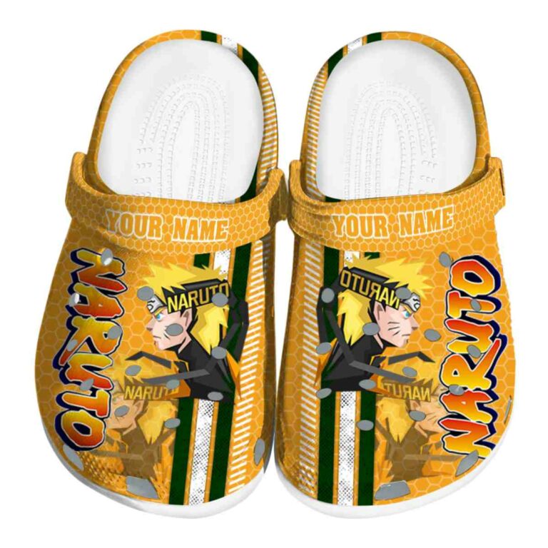 Custom Sasuke Star-Spangled Side Pattern Crocs - Unique Anime Apparel ...