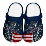 Custom Sasuke Star-Spangled Side Pattern Crocs - Unique Anime Apparel ...
