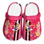 Customized Sailor Moon Contrasting Stripes Crocs - Unique Anime Apparel ...