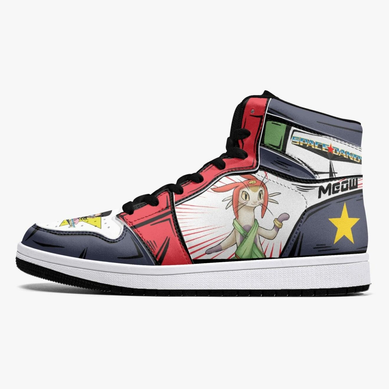 Dandy and Meow Space Dandy J-Force Shoes - Unique Anime Apparel for Fans
