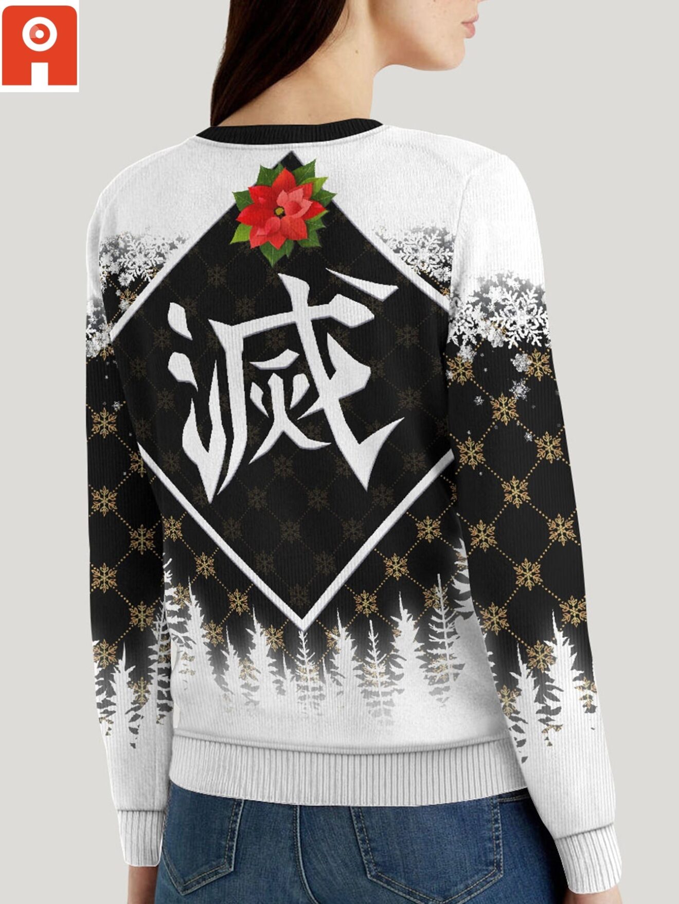 Demon Slayer Corps Ugly Christmas Sweater - Unique Anime Apparel for Fans
