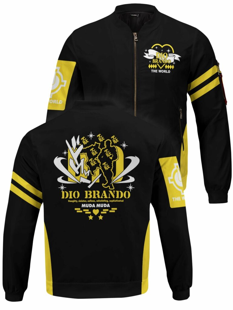 Dio Brando Bomber Jacket - Unique Anime Apparel for Fans