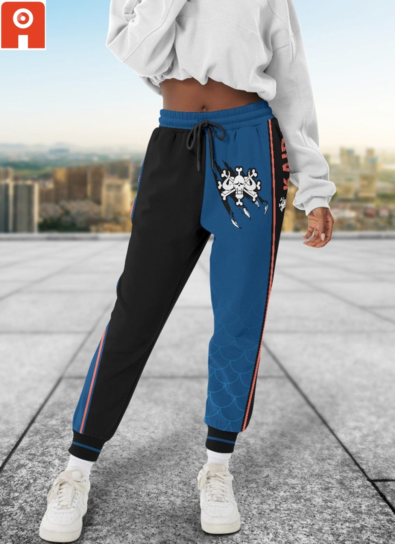 Dragon Blue Stylish Jogger Pants - Unique Anime Apparel for Fans