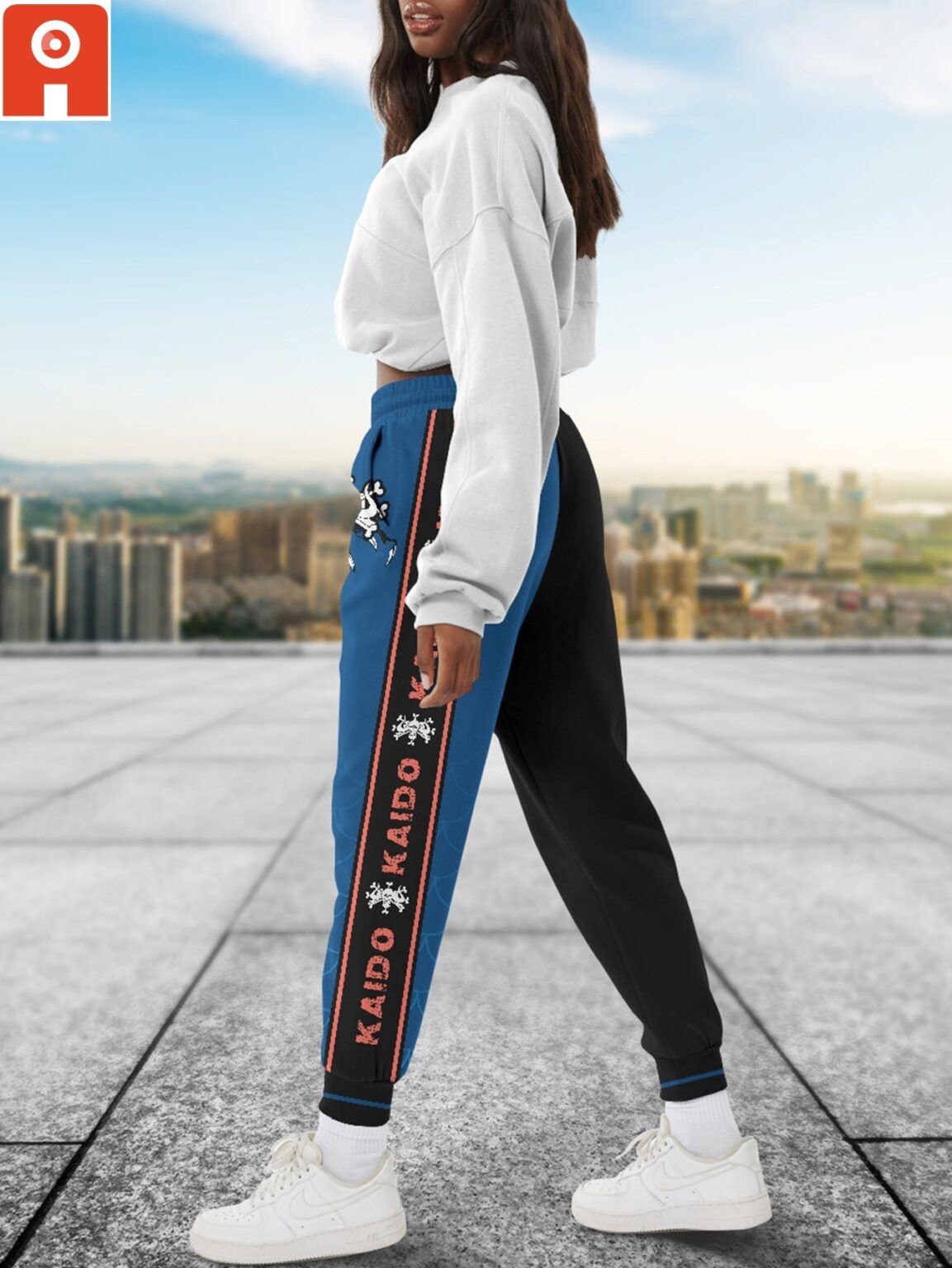 Dragon Blue Stylish Jogger Pants - Unique Anime Apparel for Fans