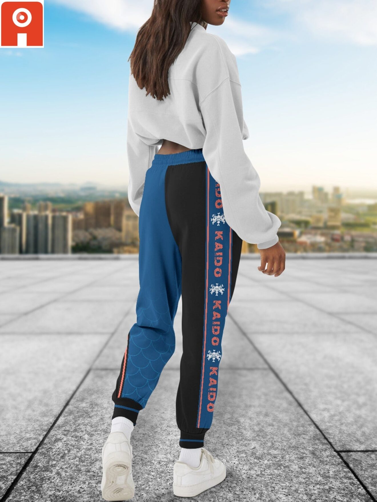 Dragon Blue Stylish Jogger Pants - Unique Anime Apparel for Fans