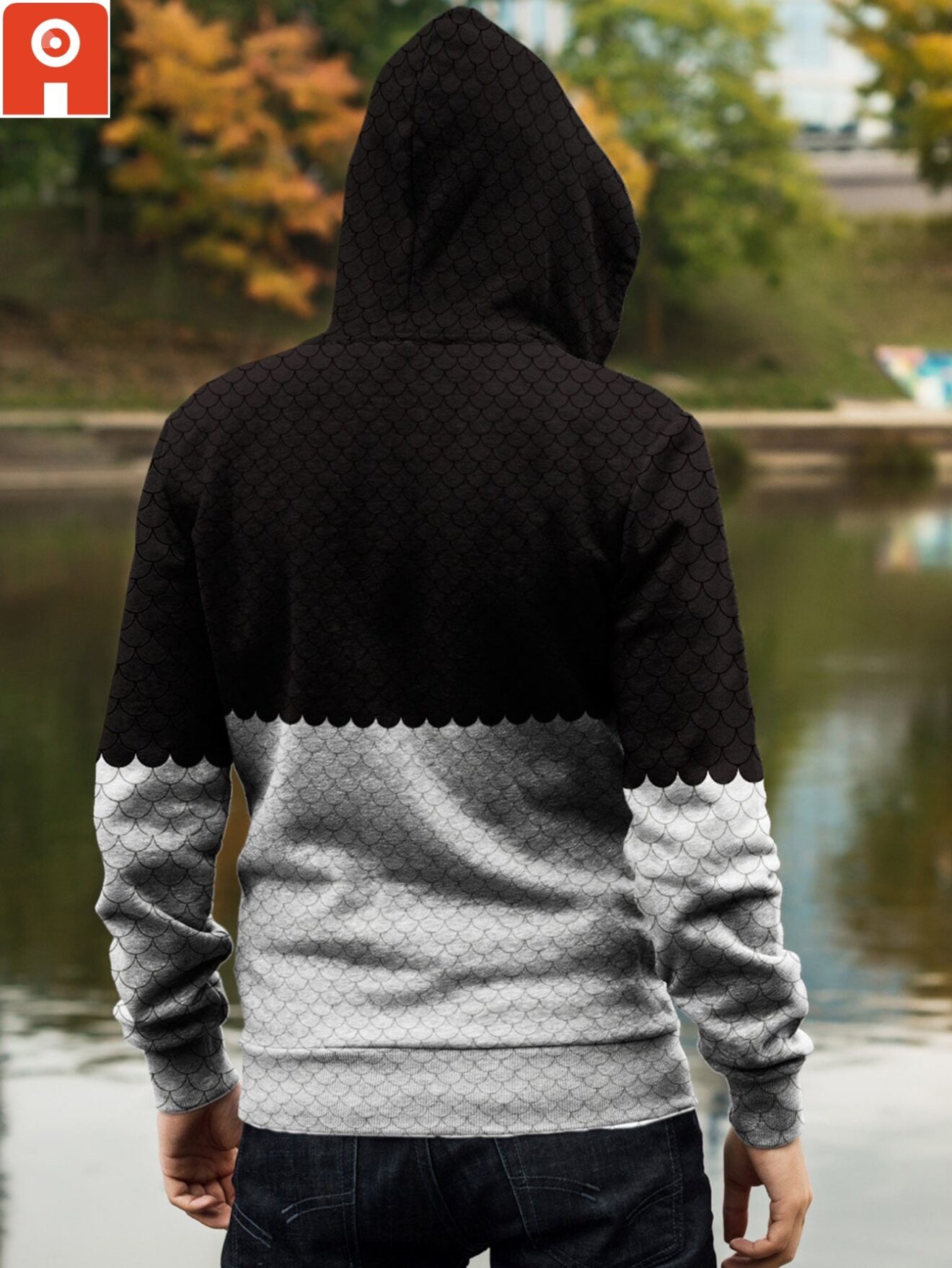 Dragon Yin-Yang Zip Hoodie - Unique Anime Apparel for Fans