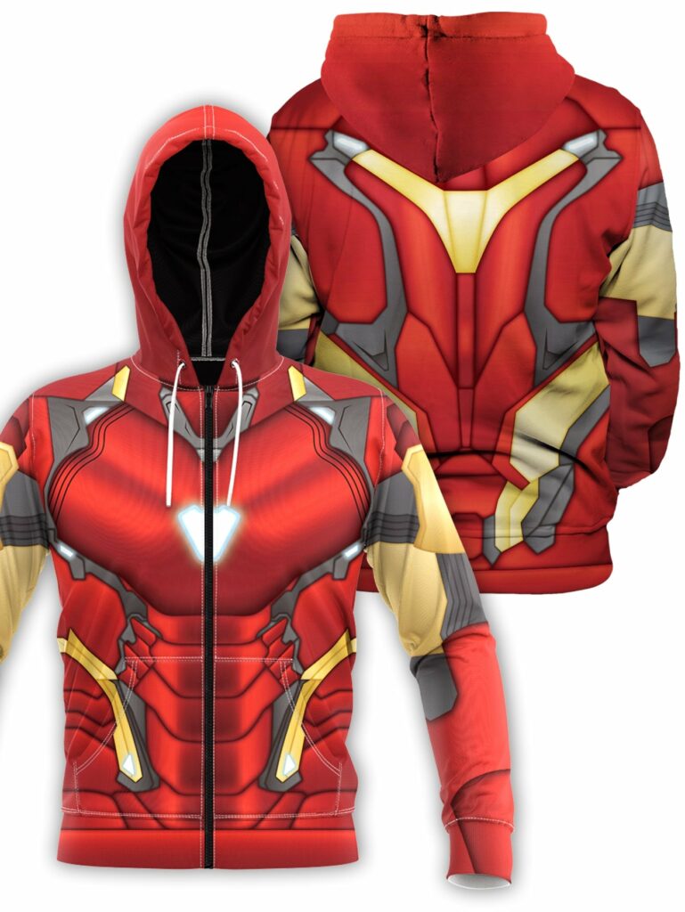 Endgame Tony Zip Hoodie - Unique Anime Apparel for Fans