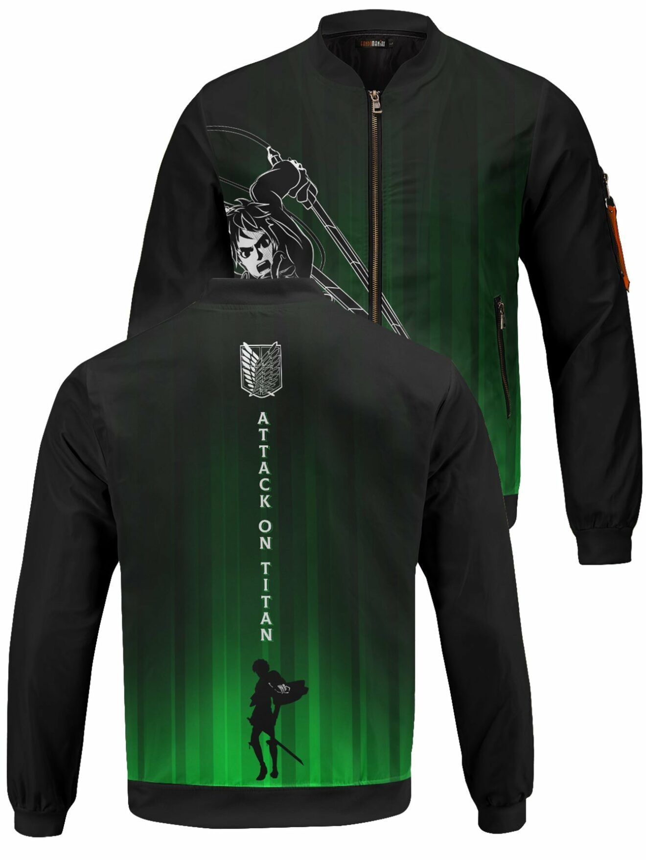 Eren Semblance Bomber Jacket - Unique Anime Apparel for Fans