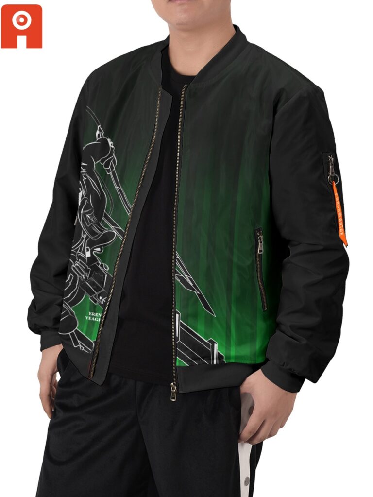 Eren Semblance Bomber Jacket - Unique Anime Apparel for Fans