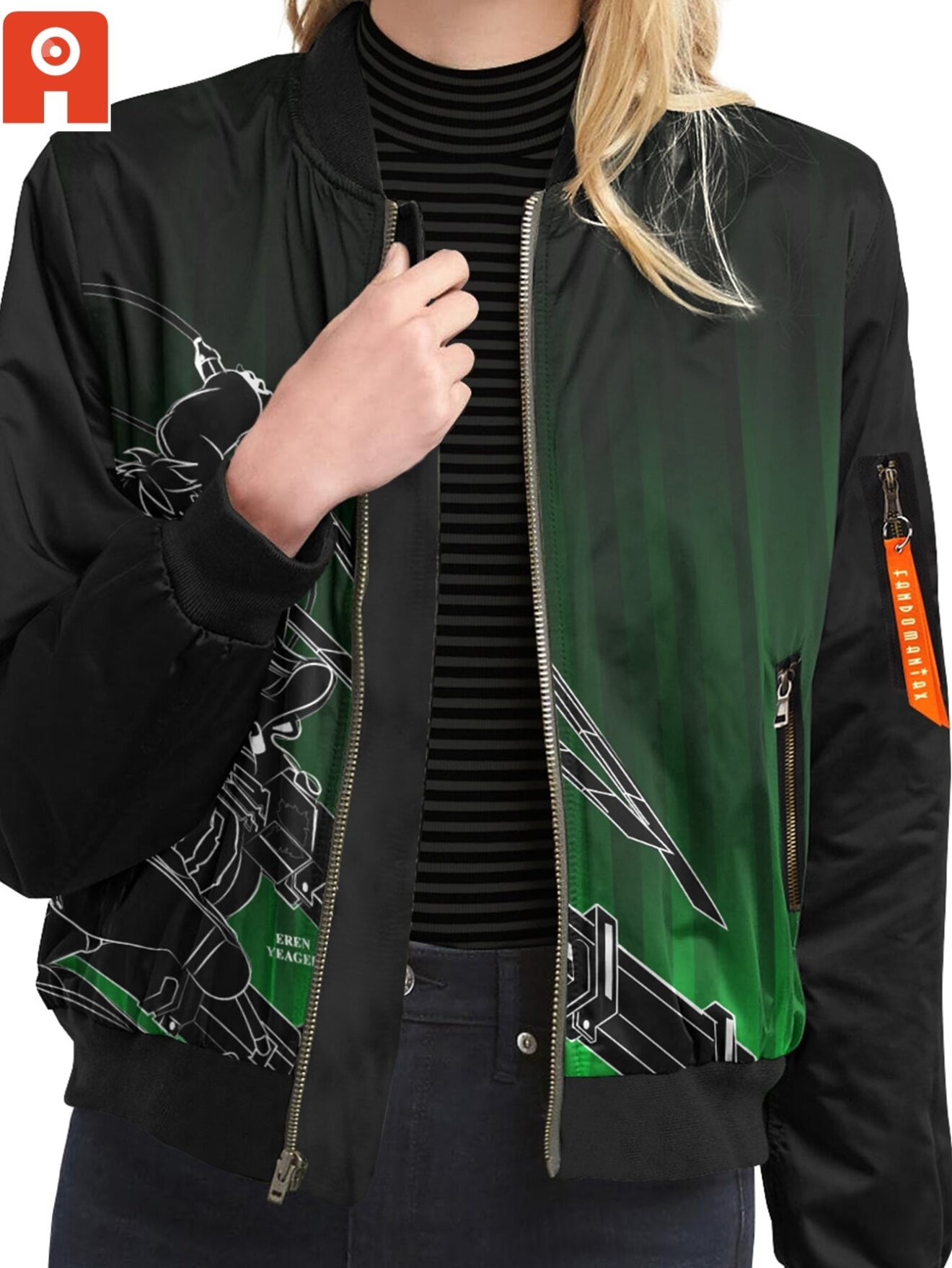 Eren Semblance Bomber Jacket - Unique Anime Apparel for Fans