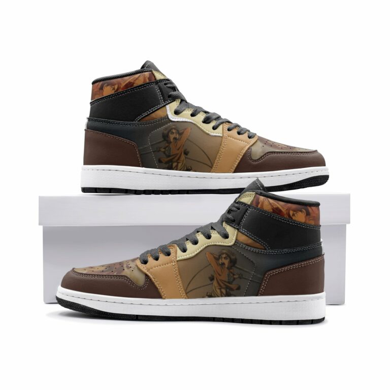 Eren Yeager Shingeki no Kyojin JD1 Shoes - Unique Anime Apparel for Fans