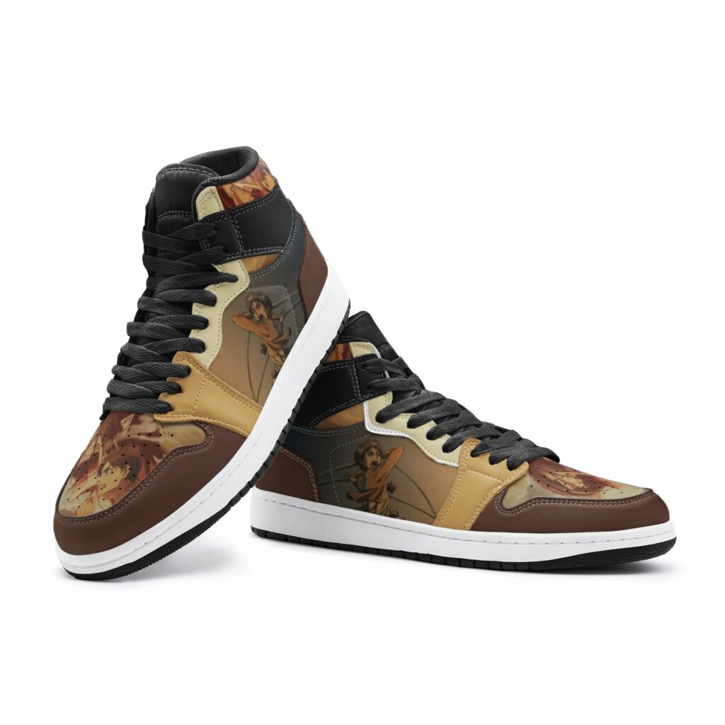 Eren Yeager Shingeki no Kyojin JD1 Shoes - Unique Anime Apparel for Fans