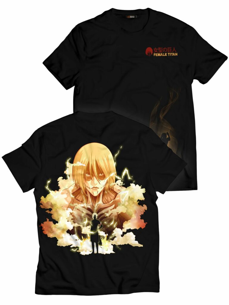 Female Titan Spirit T-Shirt - Unique Anime Apparel for Fans