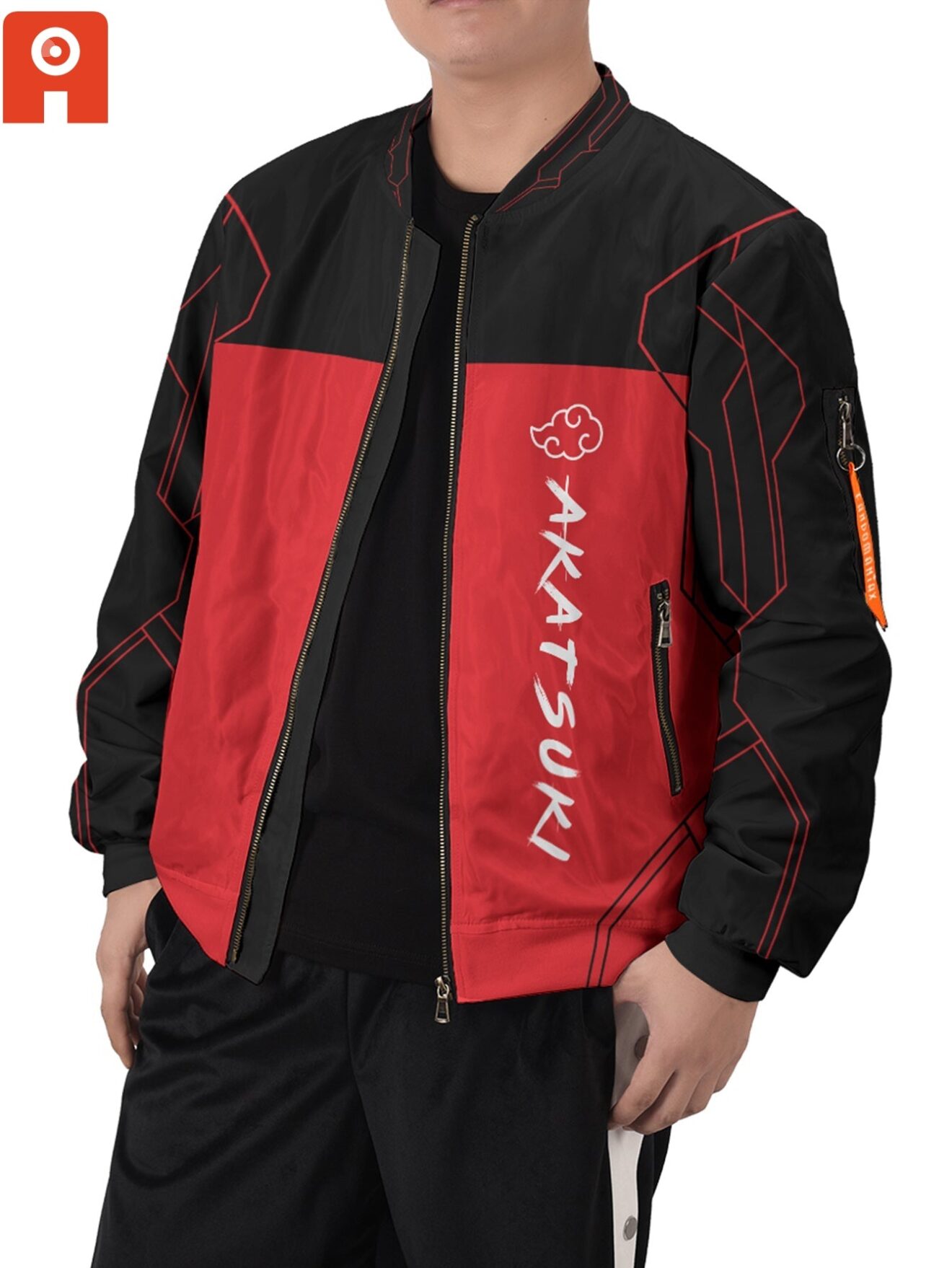 Fragment Akatsuki Bomber Jacket - Unique Anime Apparel for Fans