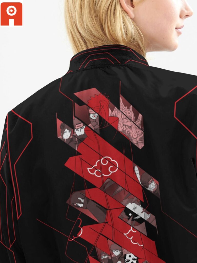 Fragment Akatsuki Bomber Jacket - Unique Anime Apparel for Fans