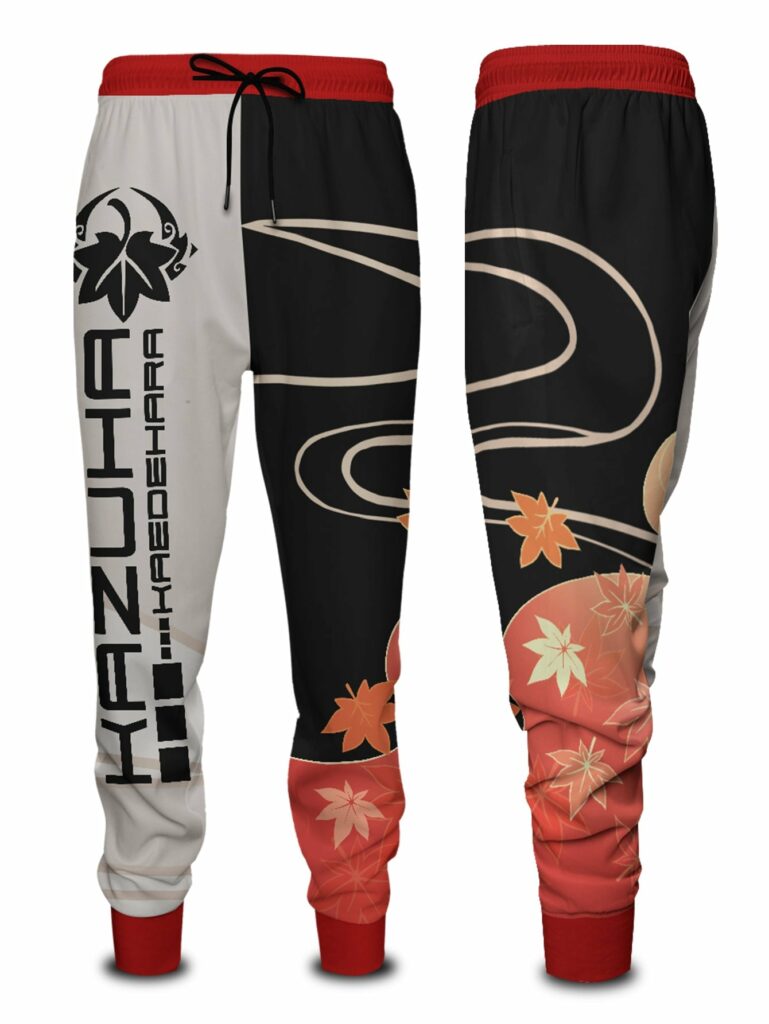 GI Kazuha Jogger Pants - Unique Anime Apparel for Fans