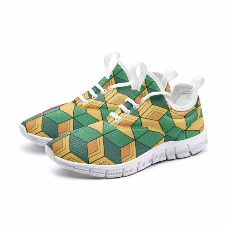 Zenitsu Agatsuma Demon Slayer Running Shoes - Unique Anime Apparel for Fans