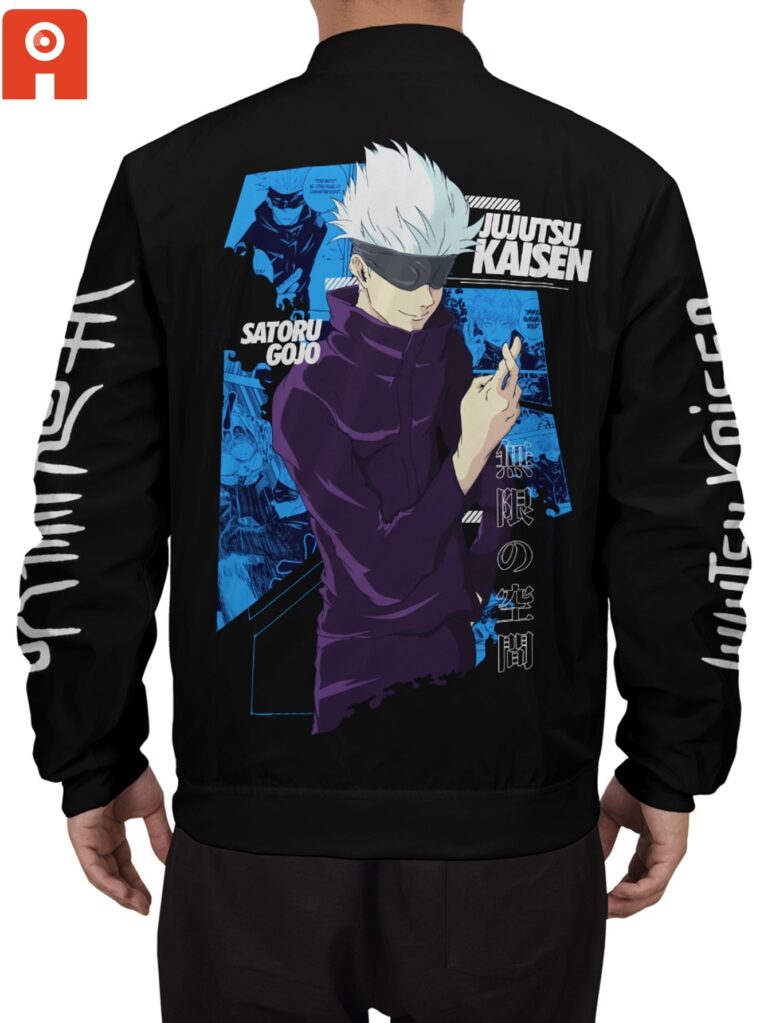 Gojo Bomber Jacket - Unique Anime Apparel for Fans