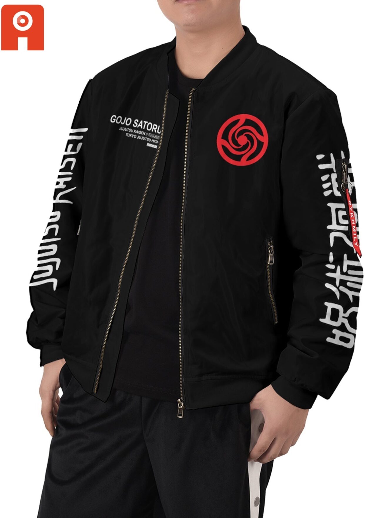 Gojo Bomber Jacket - Unique Anime Apparel for Fans