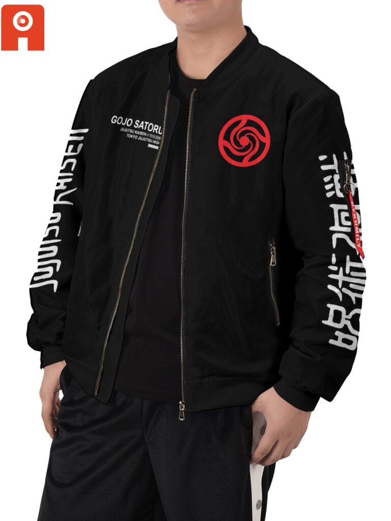 Gojo Bomber Jacket - Unique Anime Apparel for Fans