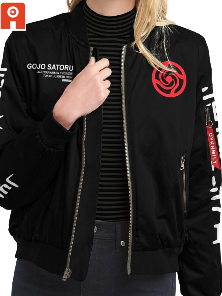 Gojo Bomber Jacket - Unique Anime Apparel for Fans