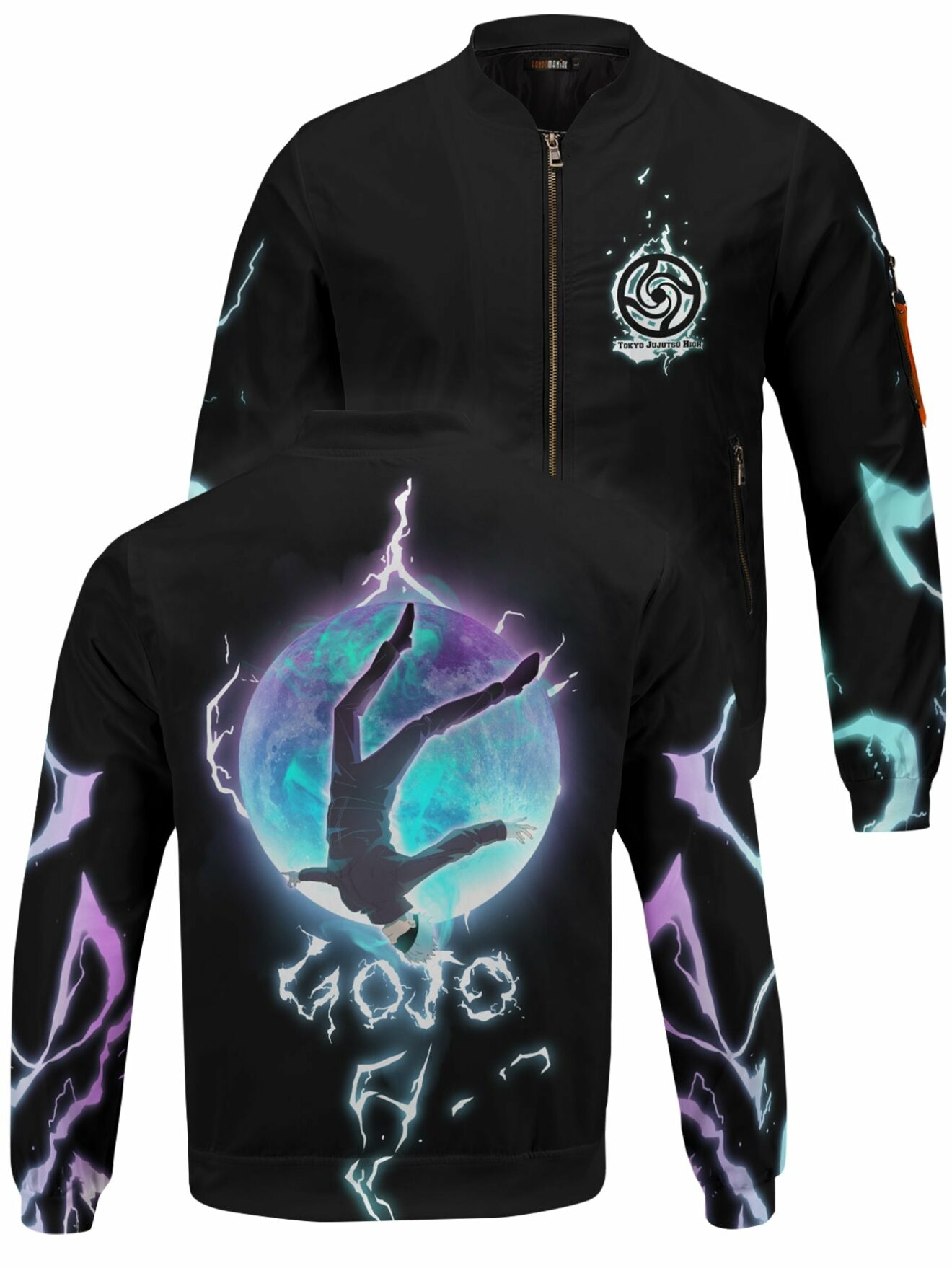 Gojo Moonfall Bomber Jacket - Unique Anime Apparel for Fans