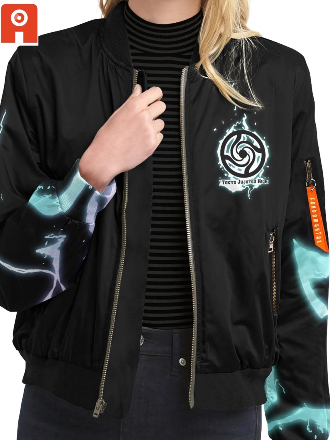 Gojo Moonfall Bomber Jacket - Unique Anime Apparel for Fans