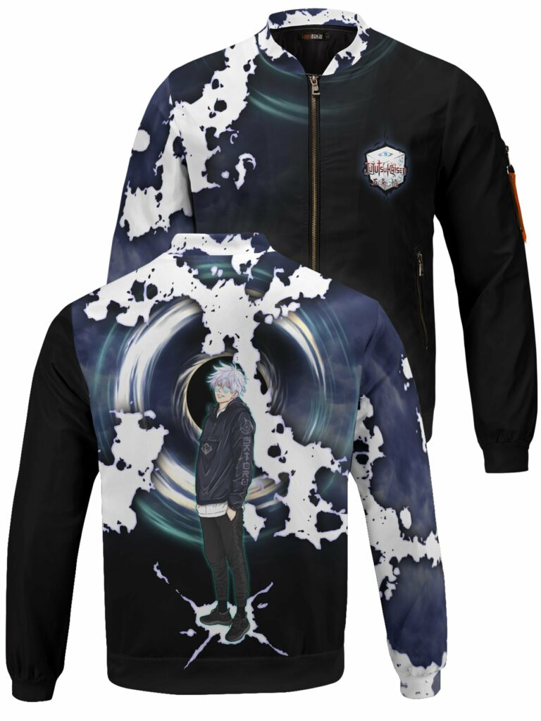Gojo Stwear Bomber Jacket - Unique Anime Apparel for Fans