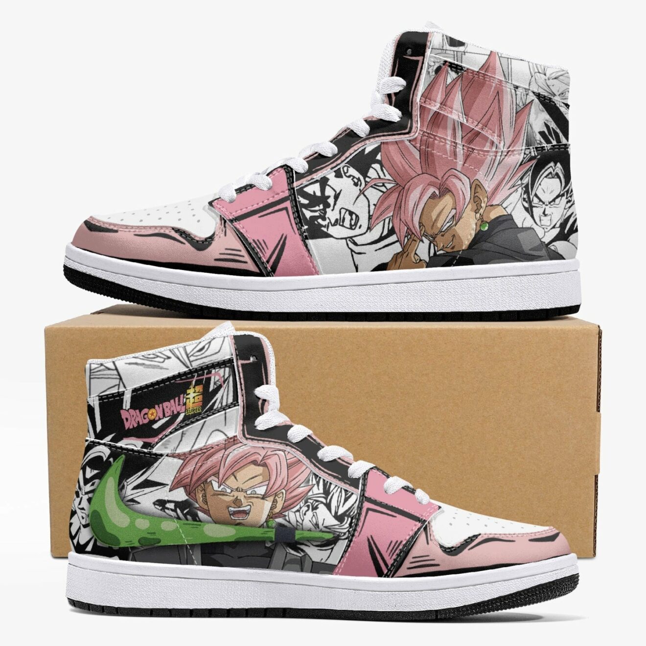 Goku Pink Dragon Ball Super J-Force Shoes - Unique Anime Apparel for Fans