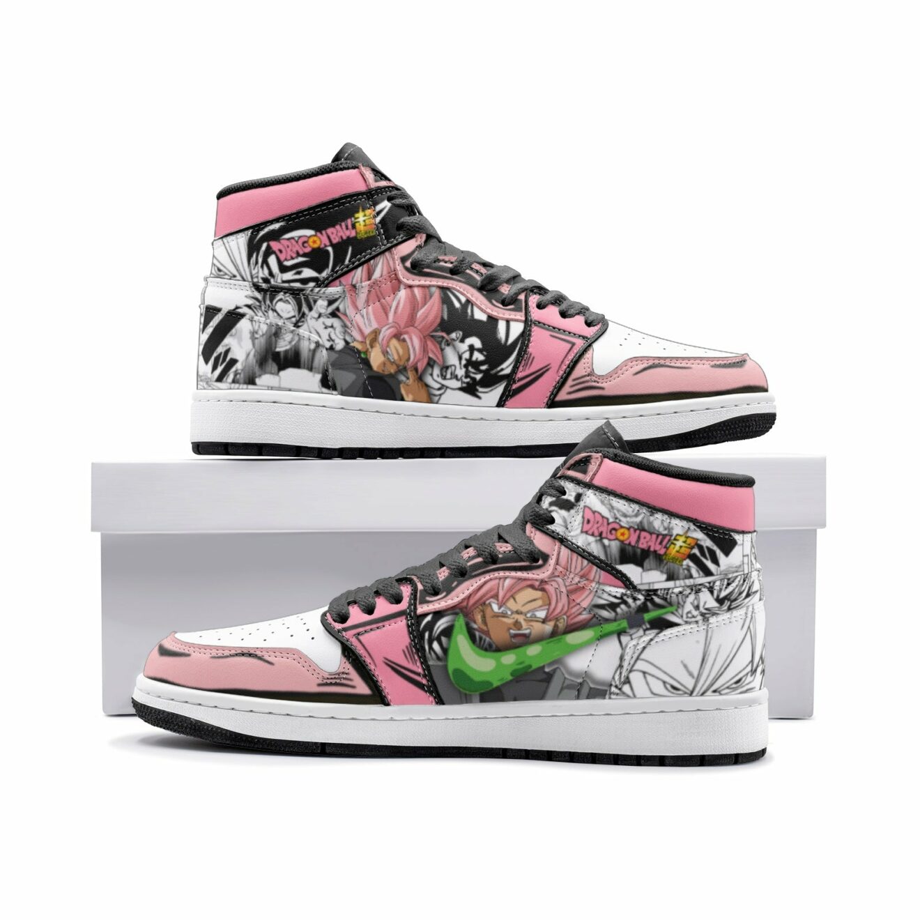 Goku Pink Dragon Ball Super JD1 Shoes - Unique Anime Apparel for Fans