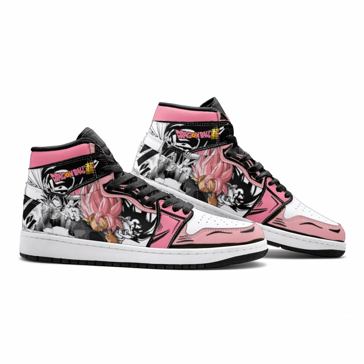 Goku Pink Dragon Ball Super JD1 Shoes - Unique Anime Apparel for Fans