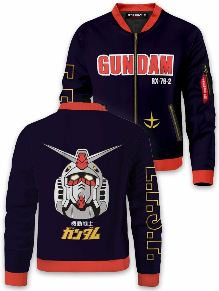 Gundam Bomber Jacket - Unique Anime Apparel for Fans
