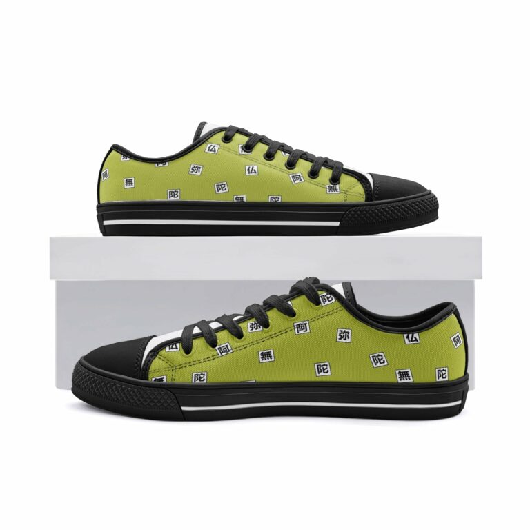 Gyomei Himejima Demon Slayer Classic Low Top Canvas Shoes - Unique ...