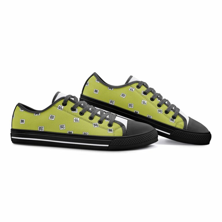 Gyomei Himejima Demon Slayer Classic Low Top Canvas Shoes - Unique ...