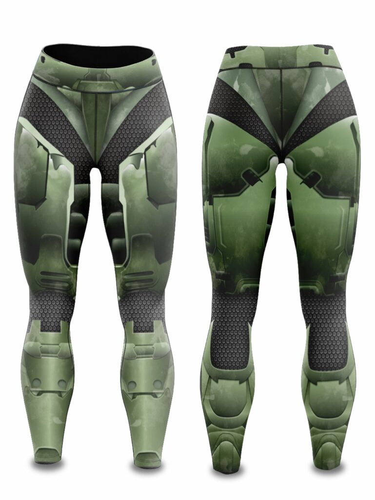 Halo Master Chief Leggings - Unique Anime Apparel for Fans