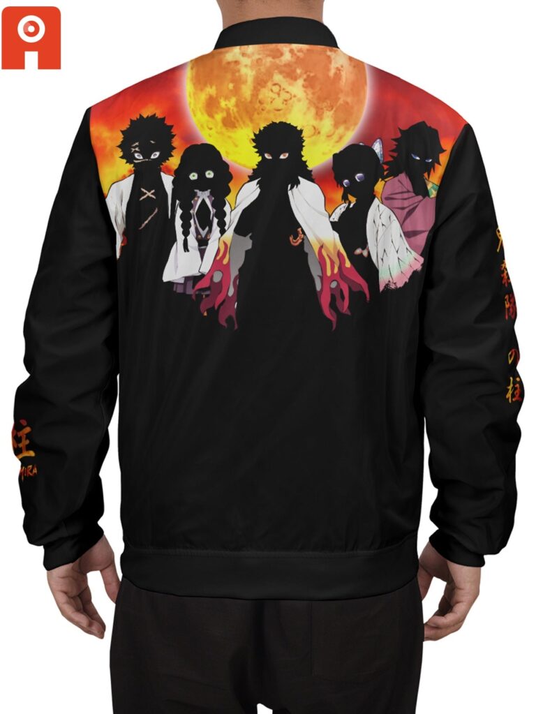 Hashira Squad Bomber Jacket - Unique Anime Apparel for Fans