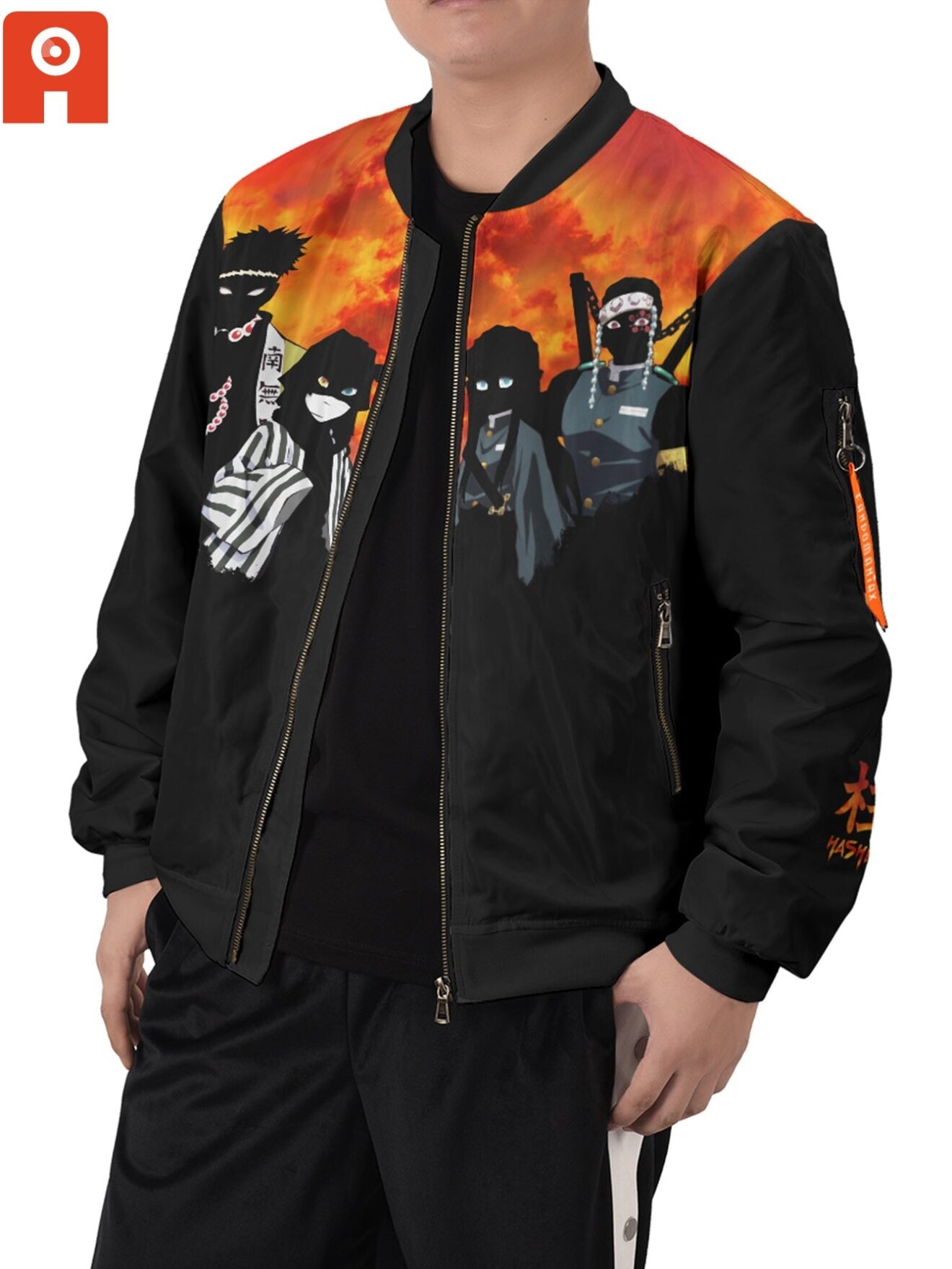 Hashira Squad Bomber Jacket - Unique Anime Apparel for Fans