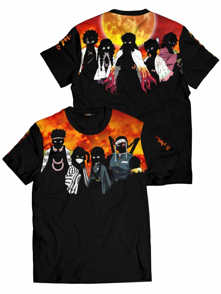 Hashira Squad T-Shirt - Unique Anime Apparel for Fans