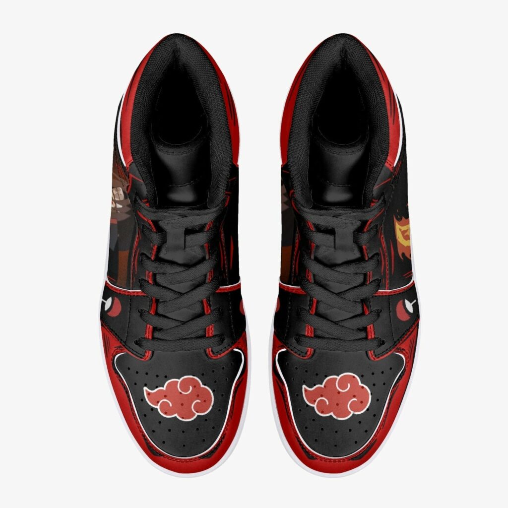 Itachi Clan Fireball Red Cloud Ninja J-Force Shoes - Unique Anime ...