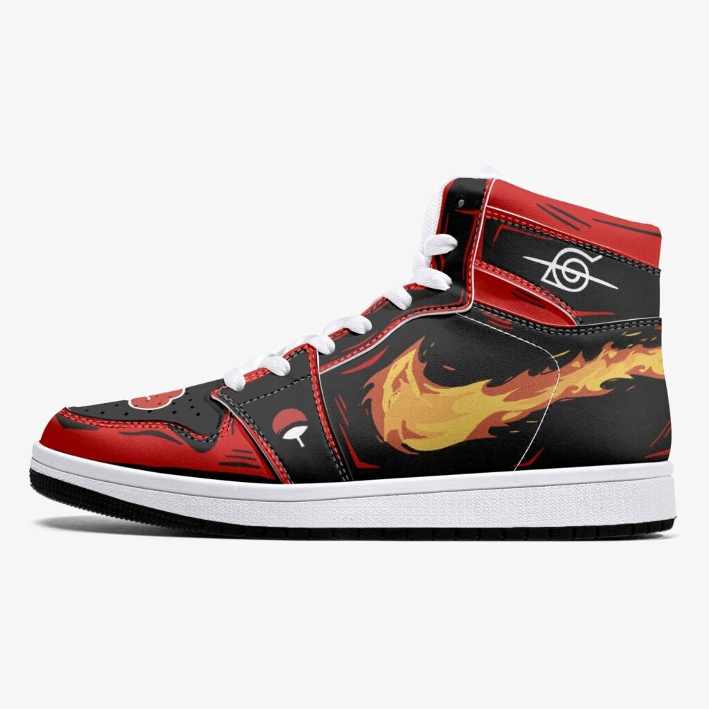 Itachi Clan Fireball Red Cloud Ninja J-Force Shoes - Unique Anime ...